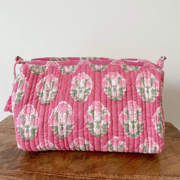 Extra Large Block Print Pouch – Lulubelles Boutique